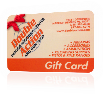 Gift Cards | Double Action Indoor Shooting Center & Gun Shop