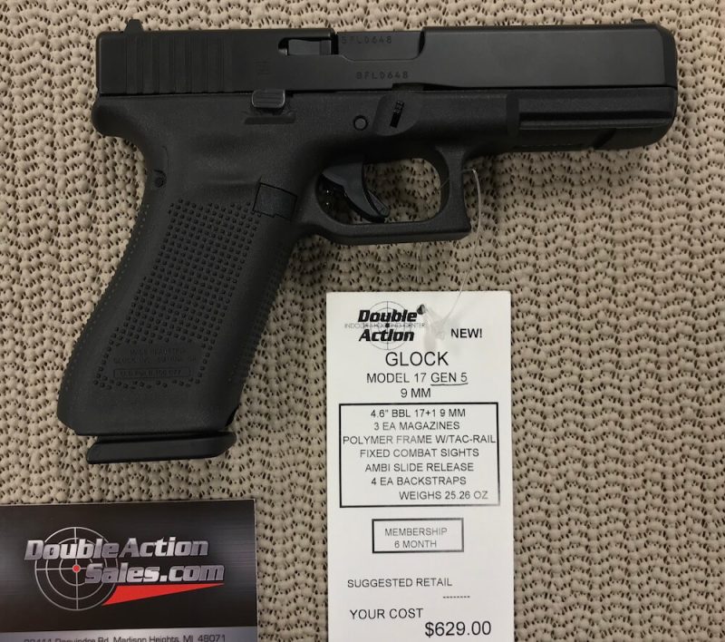 Glock 17 Gen 5 | Double Action Indoor Shooting Center & Gun Shop