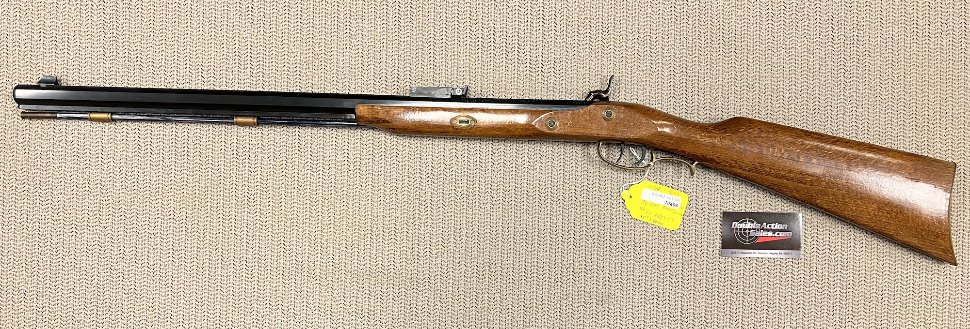 CVA 36 Cal Black Powder Used Double Action Indoor Shooting Center